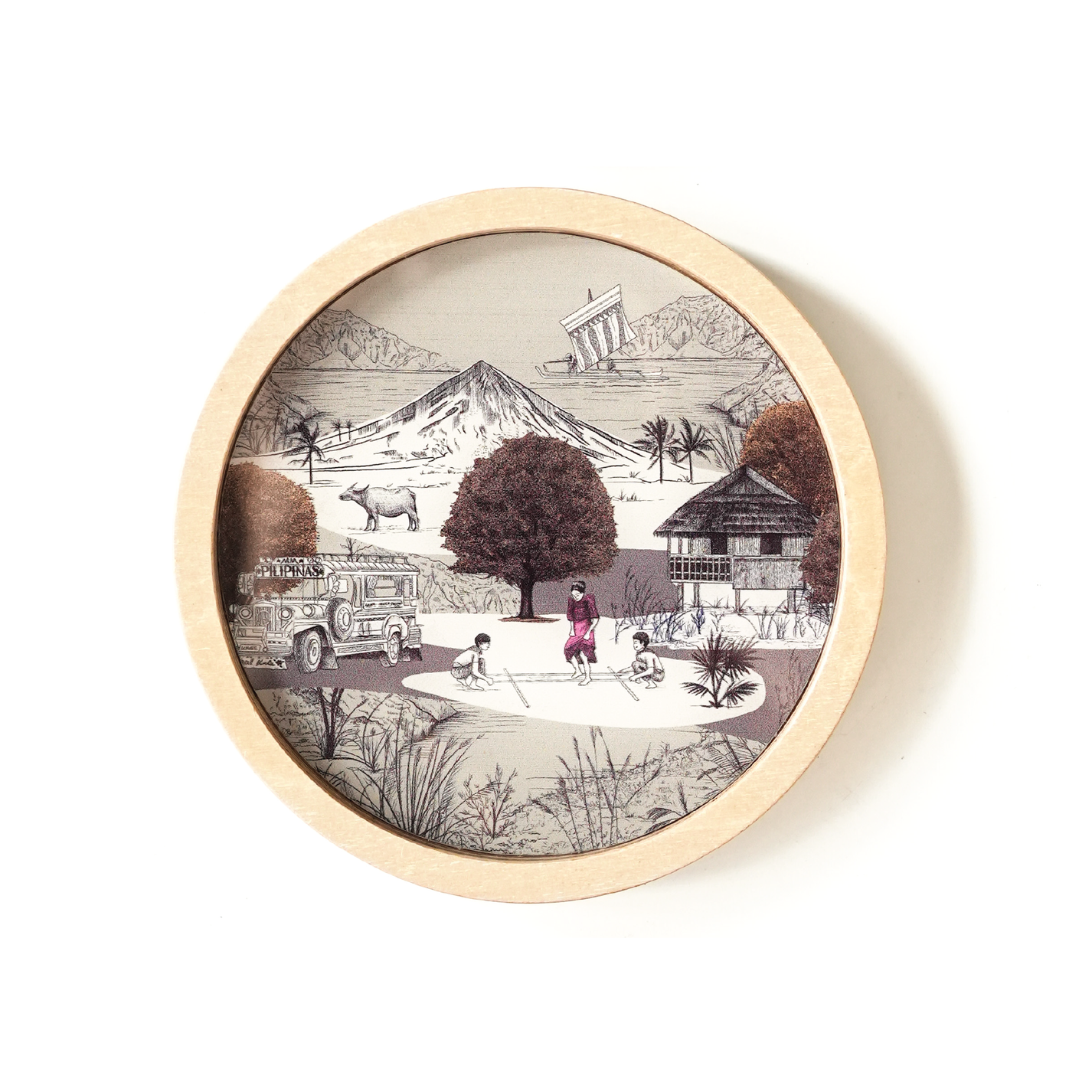 Pilipinas Kayumangi - Oversized Coaster – Millie Monday